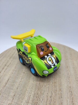 VTech Smart Point Go Go Smart Wheels Racer 1 Green Yellow Race Car ...