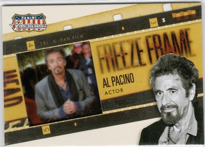 Al Pacino 2015 Americana (Panini) "Freeze Frame" Insert Cards | eBay
