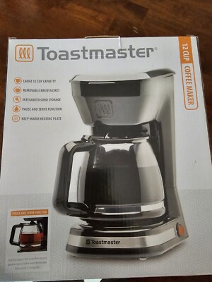 Toastmaster 12 Cup Digital Coffee Maker Model # TM- 121CM Programmable ...