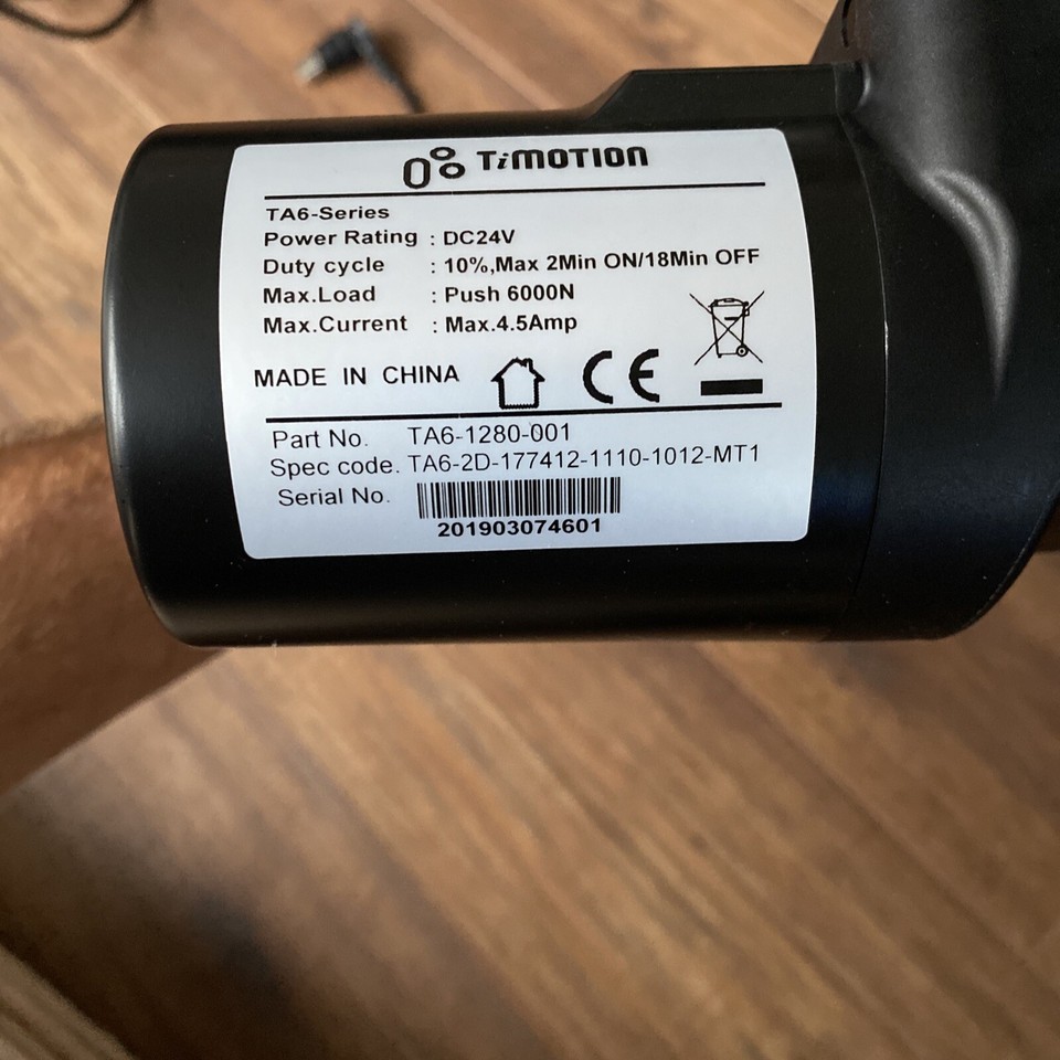 TIMOTION TA6-1280-001 Timotion Actuator Motor for riser recliner chair ...