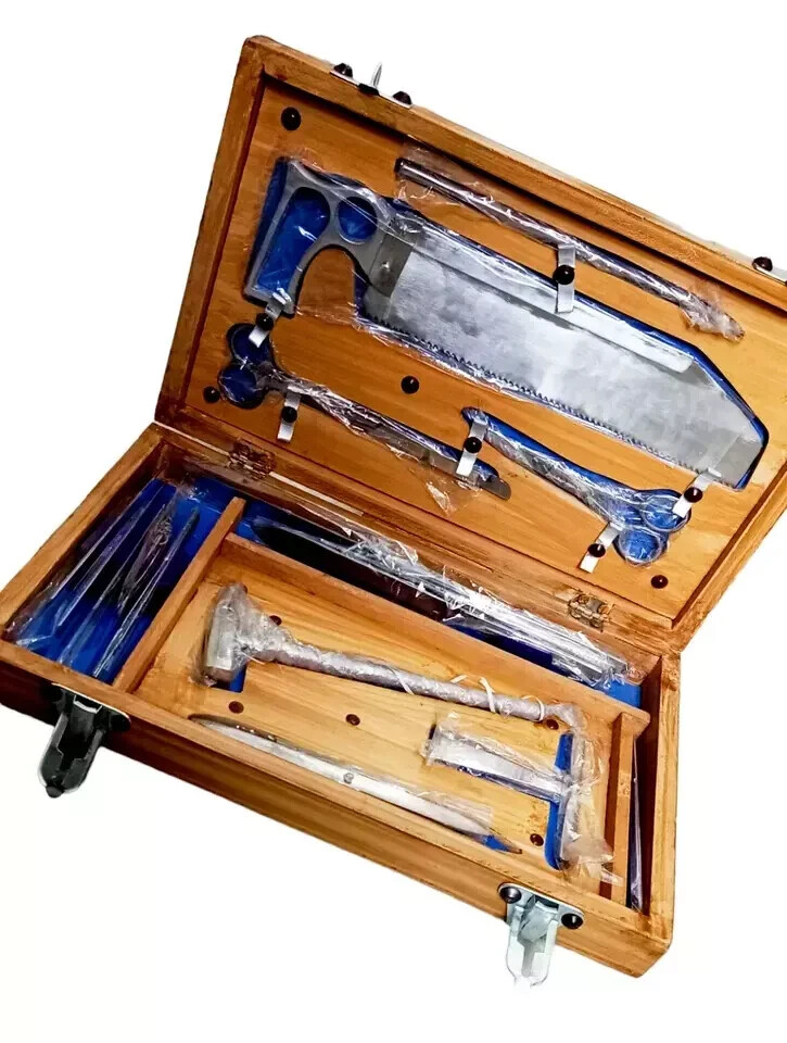 4pc Post Mortem Instrument Set / Dissection Kit Anatomy 19Pcs Wooden ...