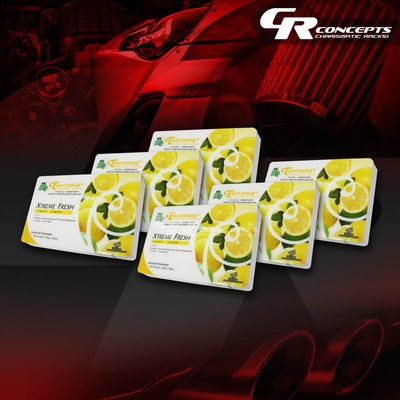 X6 LEMON SCENT CAR/AUTO/TRUCK/OFFICE AIR FRESHENER XTREME FRESH 200G ...