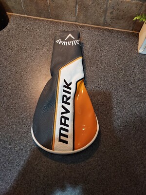 Callaway golf mavrik driver head cover white orange. X | eBay