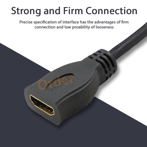 HDMI Extension Cable Male to Female HDMI Cable Extender Adapter 3D 4K x ...