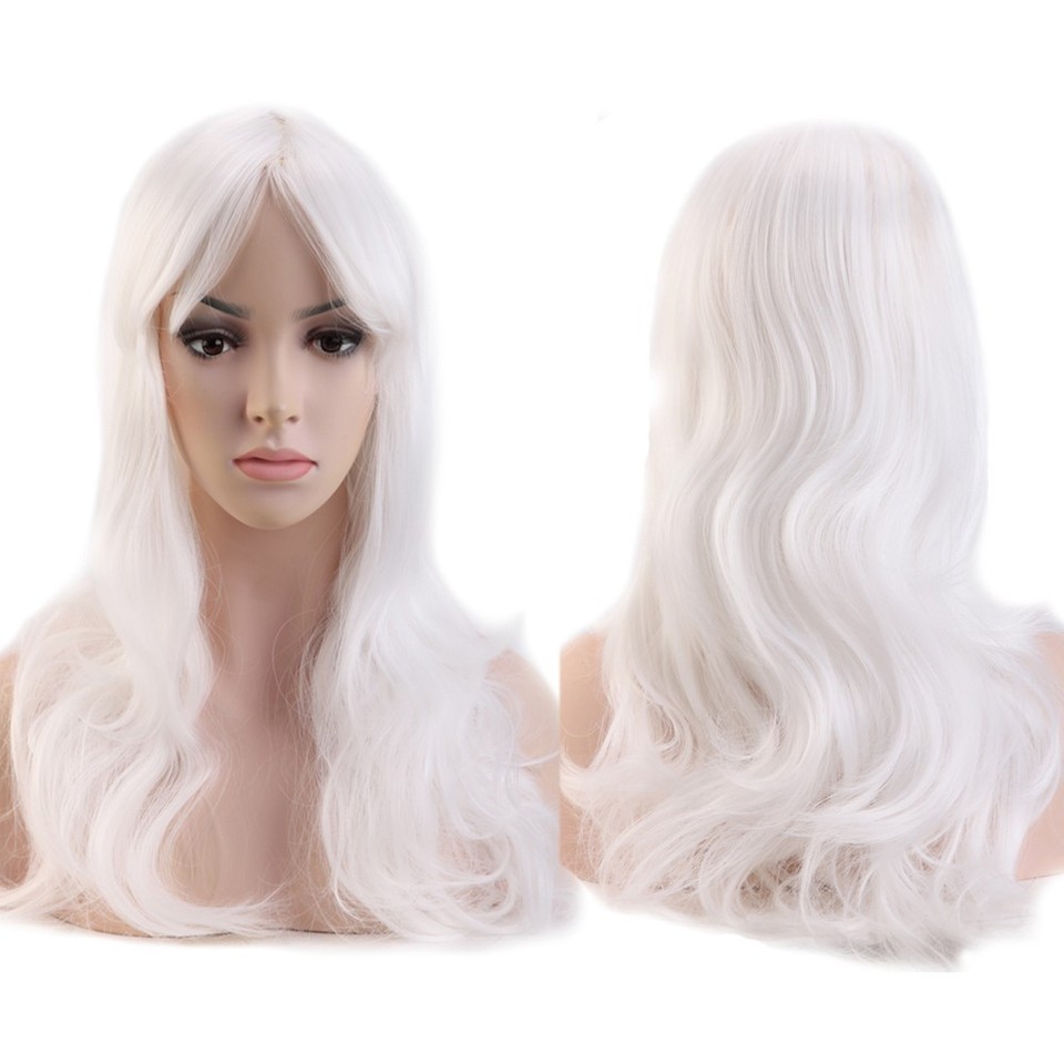 Lots Natural Hair Wig Women Long Straight Wavy Sexy Cosplay Daily Party ...
