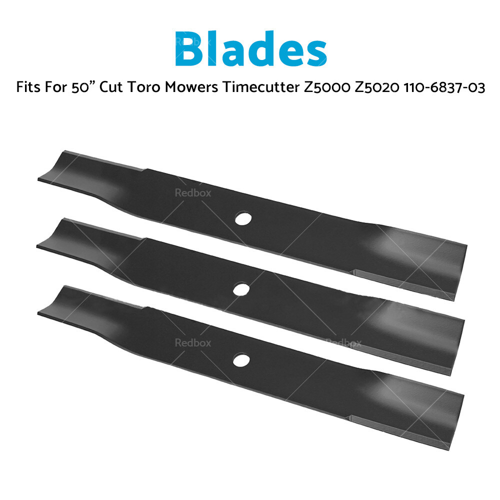 3x Blades For 50" Cut Toro Mowers Timecutter Z5000 Z5020 110-6837-03 ...