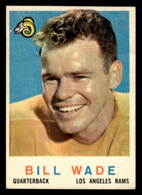 1959 Topps Football #110 Bill Wade PR *e1 | eBay