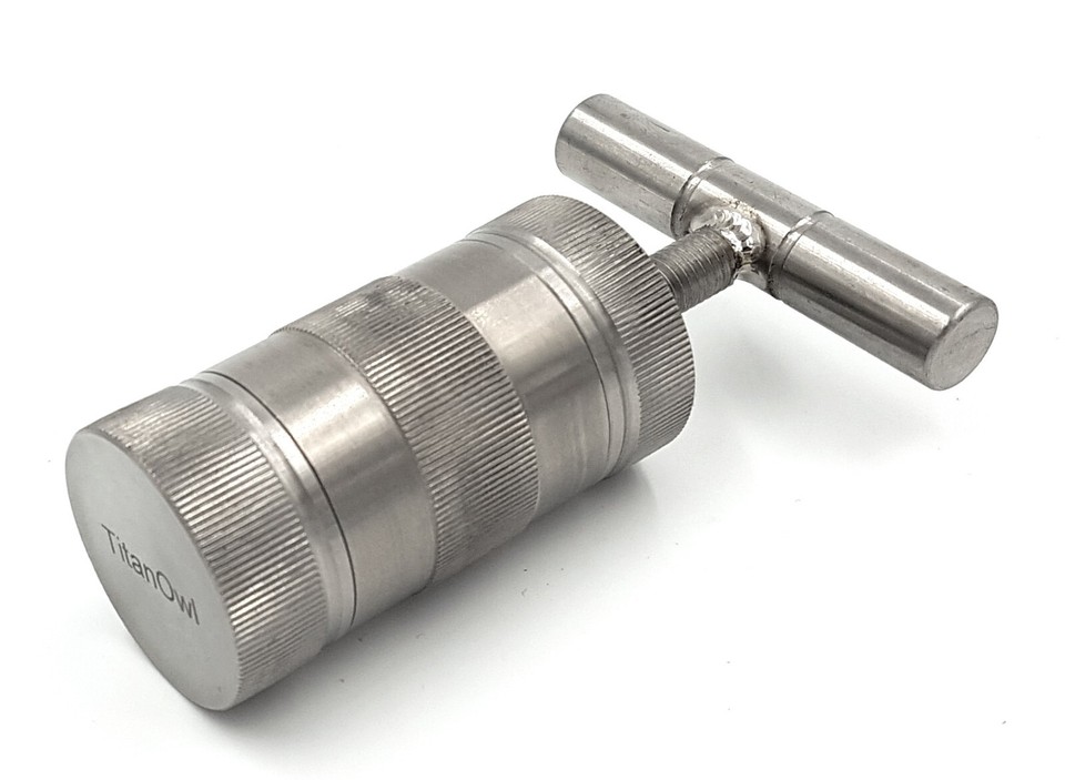 Tincture Press Small Size Handheld Press Extract Herb T Shape Titanium ...