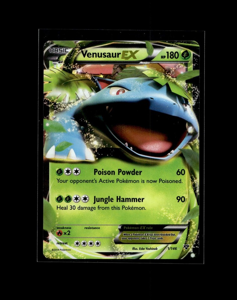 Bulbasaur Ivysaur Venusaur Pokemon Card! Holo/Reverse Holo EX VMAX Rare ...