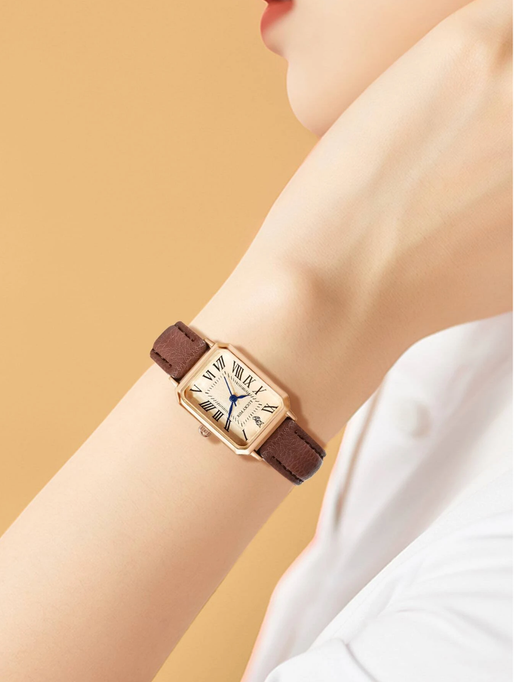 Rectangle Pointer Quartz Watch Precise Analog Best of Gift USA | eBay