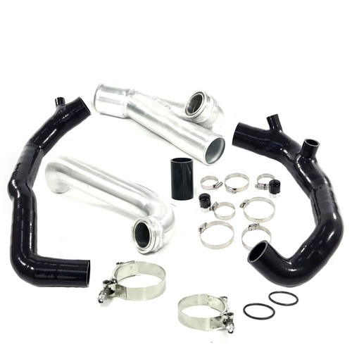 Aluminum Turbo Outlet Pipe+Silicone Inlet Pipe For BMW N54 335i 335is ...