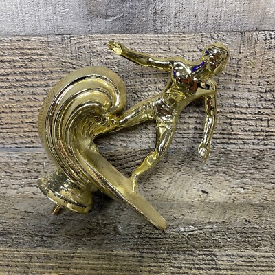 Vintage Surfing Contest Trophy Topper Surfer Surfboard Wave Hood ...