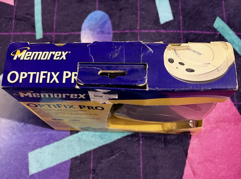Memorex OptiFix Pro Motorized CD DVD Video Game Repair System SEALED ...