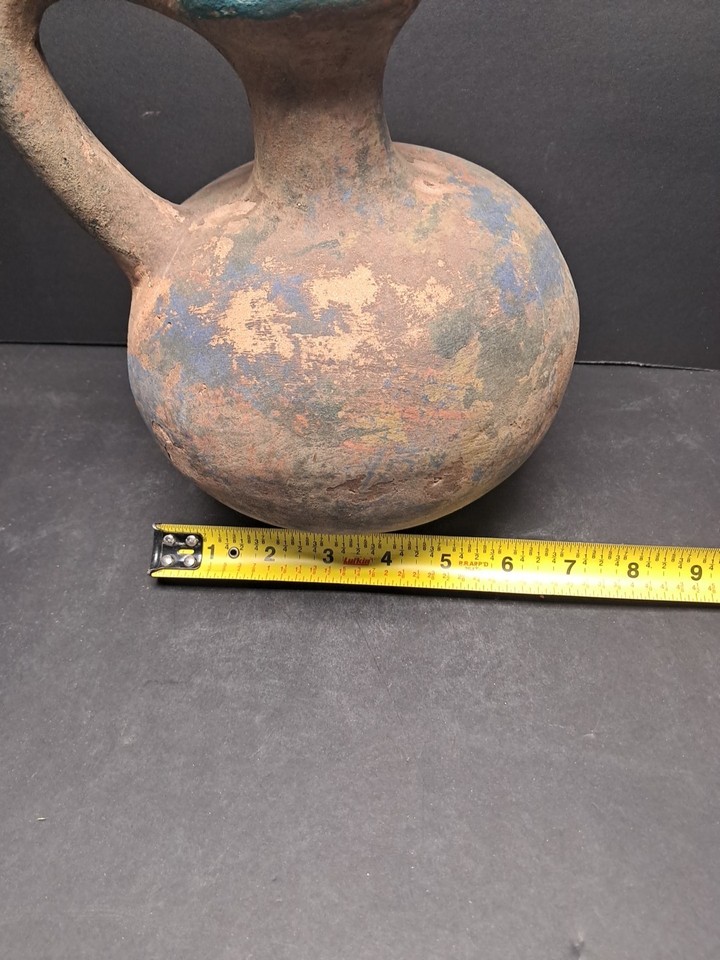 🔥 Primitive Pottery Clay Pot Vessel Carafe Unknown Origin Decor Vessel ...