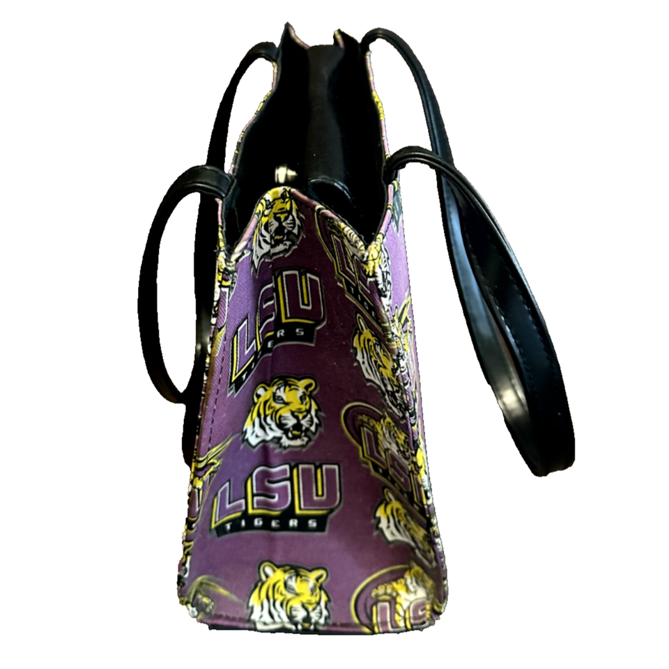 Louisiana State University LSU Go Tigers! TOTE BAG Purple Gold Purse ...