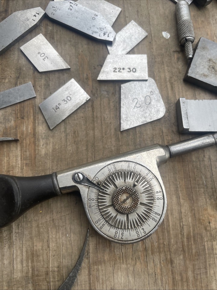 Mixed Vintage Engineering Measuring Lathe Tools Pin Protrusion Thread ...