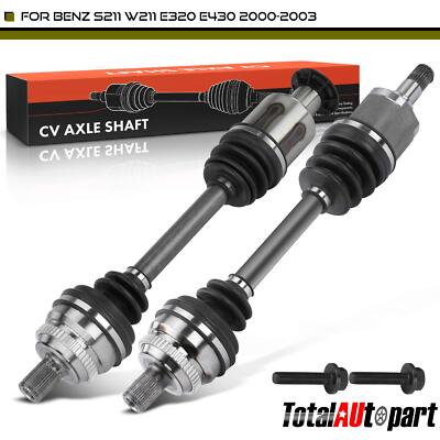 2x CV Axle Assembly for Mercedes-Benz E430 W210/W211 2000-2002 E320 00 ...