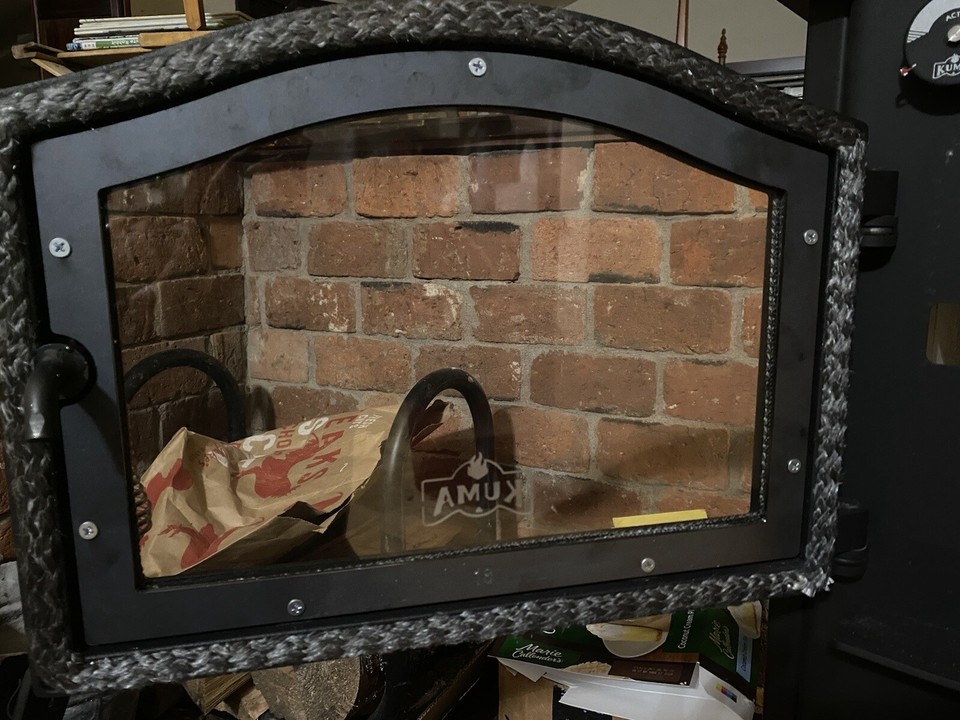 Kuma Wood stove door Glass + GASKET Aspen LE Tamarack LE Aberdeen LE ...