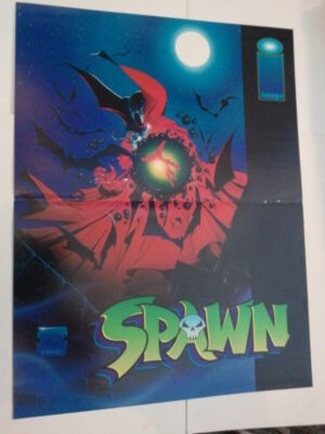 Spawn Poster #17 Spawn Al Simmons w/ Image/Spawn Logo and Bats Todd ...
