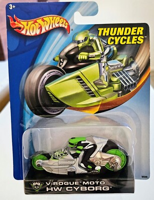 HOT WHEELS THUNDER CYCLES HW CYBORG V-ROGUE MOTO | eBay