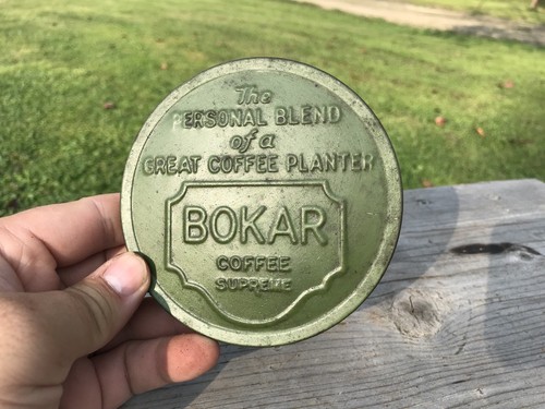 Bokar Supreme Coffee Metal Embossed Lid In Green | eBay