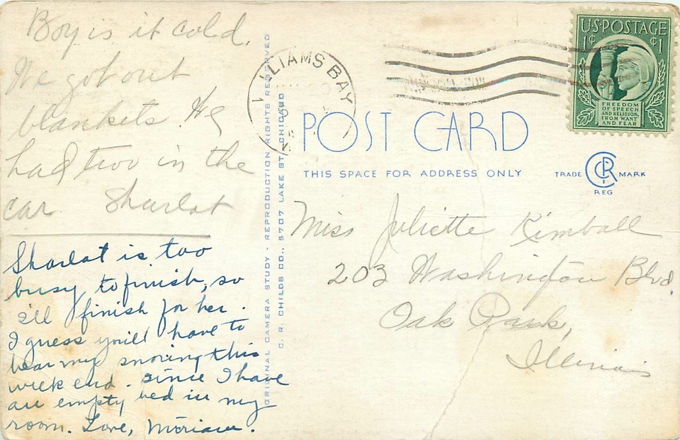 Wisconsin, WI, Williams Bay, Chapel, Conference Point Camp on Lake ...