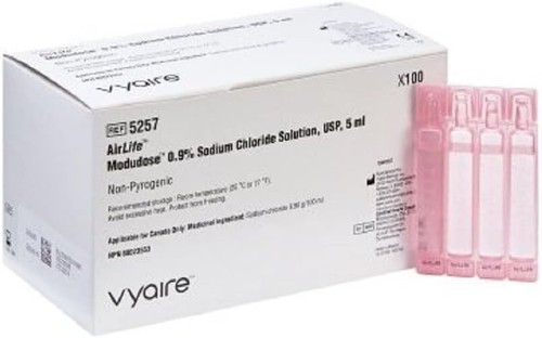 Saline Solution Sterile 0.9 5ml DOSE 100 PER BOX | USA Free Ship ...