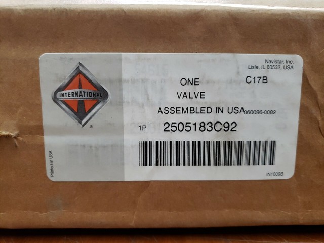 GENUINE INTERNATIONAL NAVISTAR VALVE AIR BAG LEVEL 05-UP PART ...