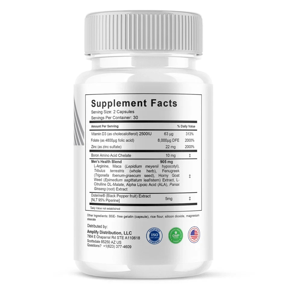 (6 Pack) Primo Boost XL Advanced Male Pills PrimoBoost XL Supplement 60 ...