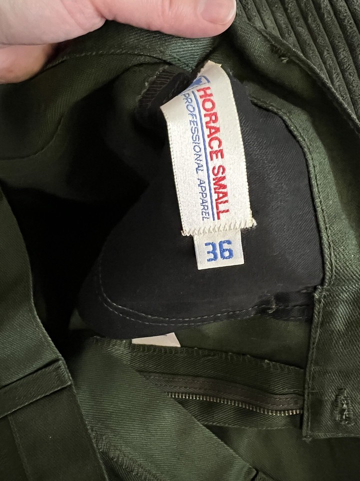 Horace Small Green pants size 36x33 | eBay