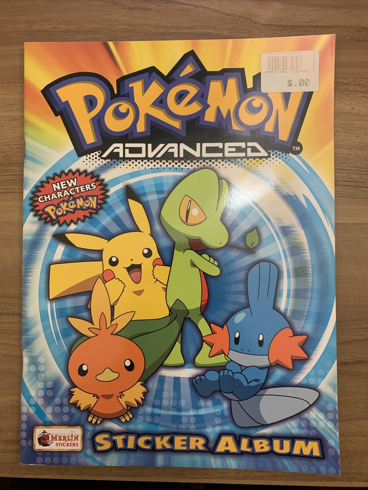 Pokemon Advanced Merlin Sticker Album With Poster - Excellent Condition ...