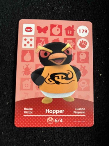 Carte Amiibo Animal Crossing 179 Hopper | eBay