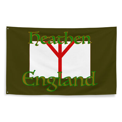 "Heathen England" Flag Asatru Saxon Pagan Wicca Viking Norse | eBay