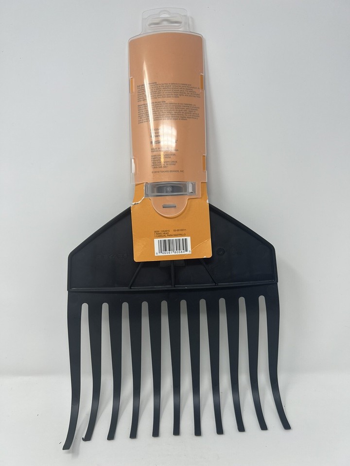 Fiskars Quikfit 11 Tine Replacement Shrub Rake Head NEW Lifetime ...