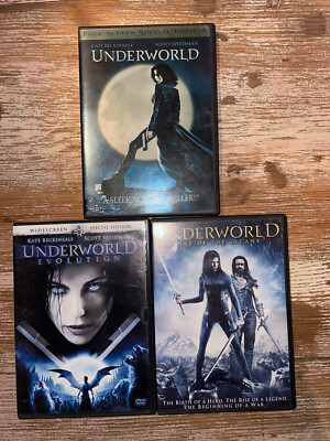 Underworld / Underworld: Evolution / Underworld: Rise Lycans - (3) DVD Lot | eBay