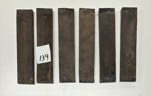 6 Pack, Indian Ebony Bridge Blanks Luthier Tonewoods 7"x 1-1/2"x 1/2" #139 | eBay