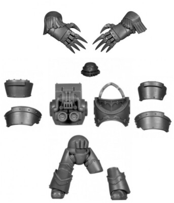 Cataphractii Terminator Armed with Lightning Claws Complete Model 40K ...