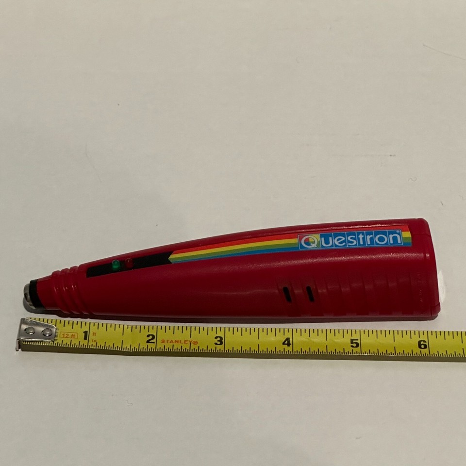Rare Questron Electronic Learning System Red Pen Wand Stick vtg 80s ...