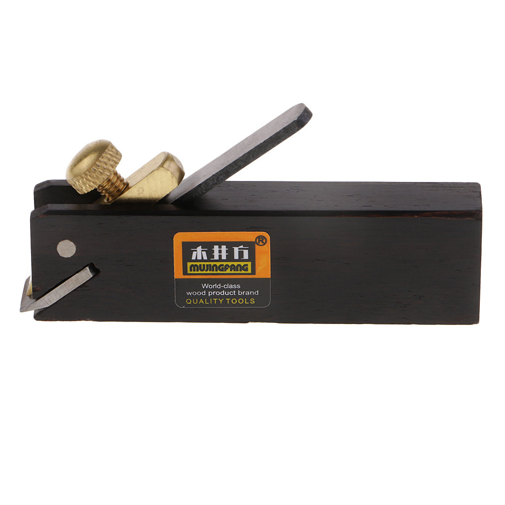 Wood Shoulder Plane Nose Planer Ebony Hand Tools Blade Opened SafeType ...