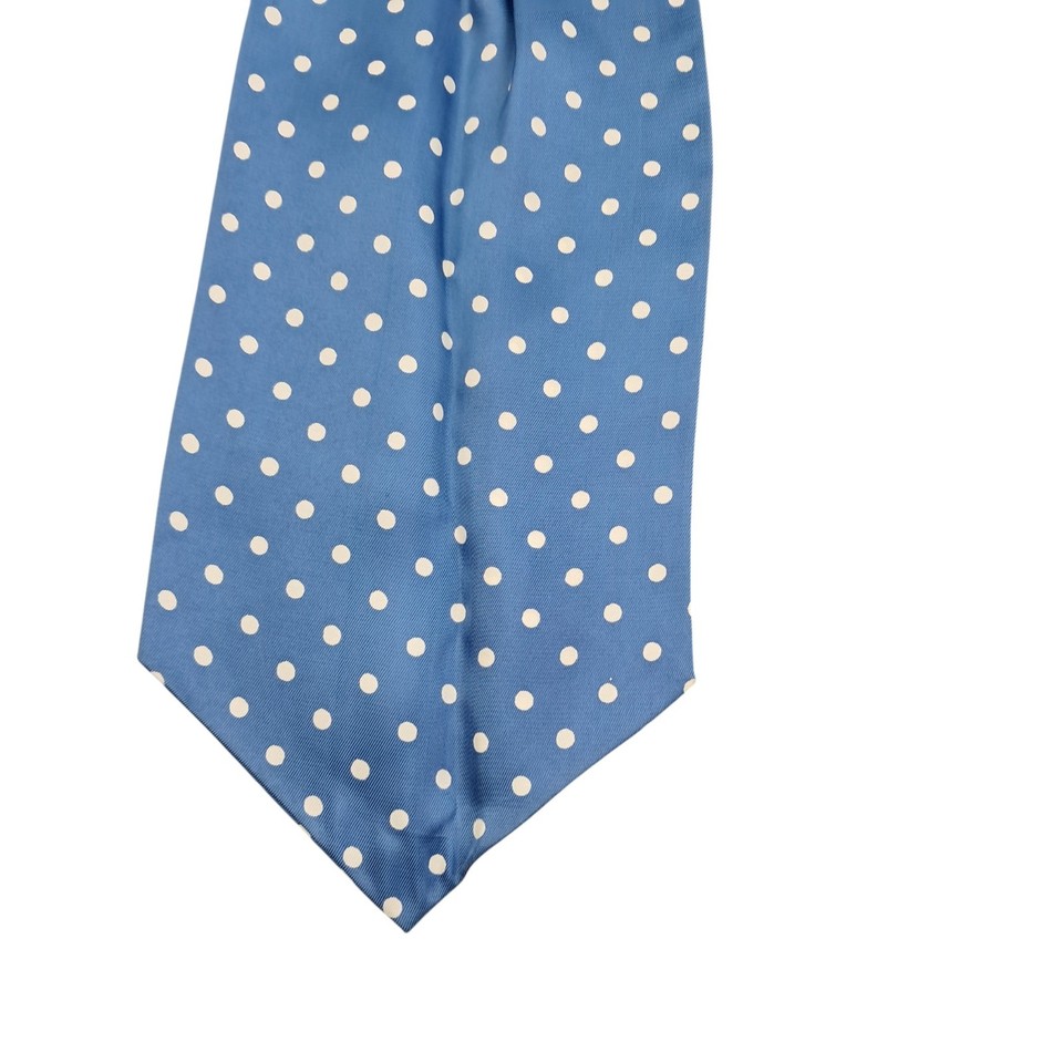 Duggie Cravat Blue 44" X 6" Men's Polyester Vintage Mod Paul Weller ...