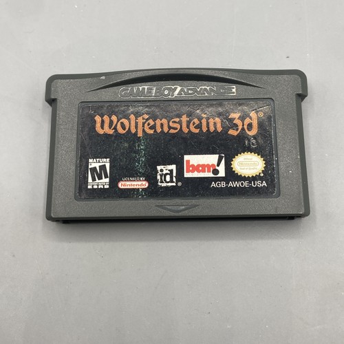Wolfenstein 3d (Nintendo Game Boy Advance, 2002) Tested | eBay