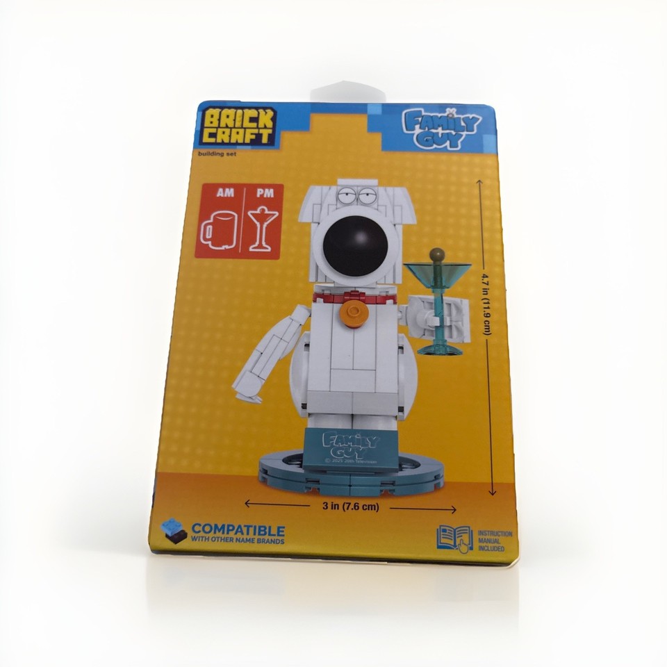 *FREE SHIP* BRIAN GRIFFIN Family Guy Officially Licensed Brick Craft ...