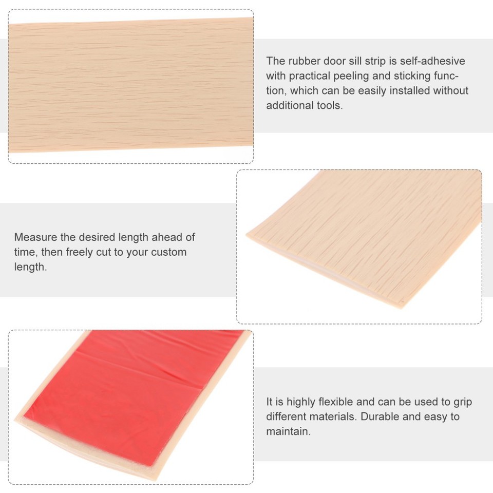 Wood Grain Design Carpet Floor Edging Trim Floor Threshold Transition ...