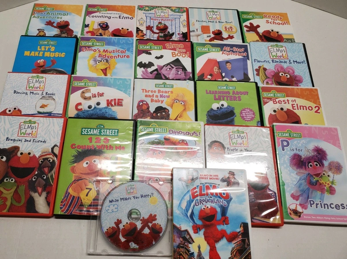 Elmo Dvd Lot 18