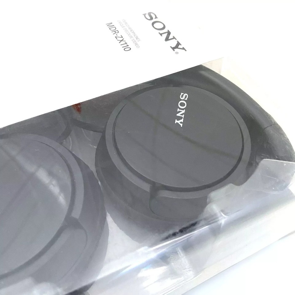 Sony ZX110 Over Ear Dynamic Stereo Headphones Black 27242867086| eBay