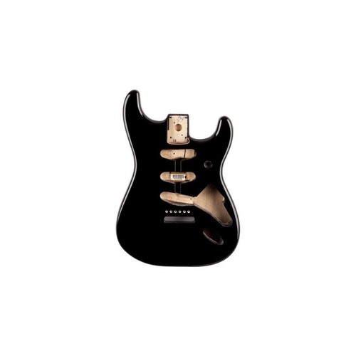 Fender Alder Stratocaster Body - Vintage Bridge Routing - Black ...