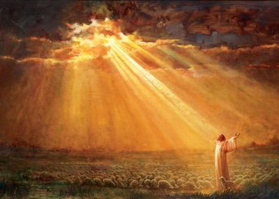 Yongsun Kim REJOICE IN HIS LIGHT 16x24 Canvas Giclee God's Light ...