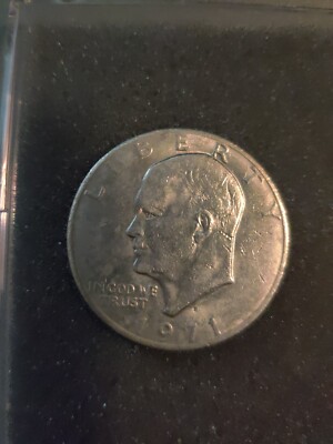 1971 D Friendly Eagle Variety Eisenhower one dollar coin- good ...