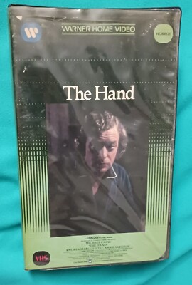 The Hand 1981 Oliver Stone Warner VHS (Not Beta) Michael Caine Rare 1st ...