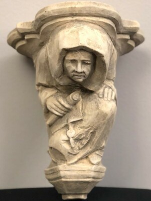 MONK CORBEL GARDEN ARCHITECTURAL ACCENT VINTAGE REPRODUCTION | eBay